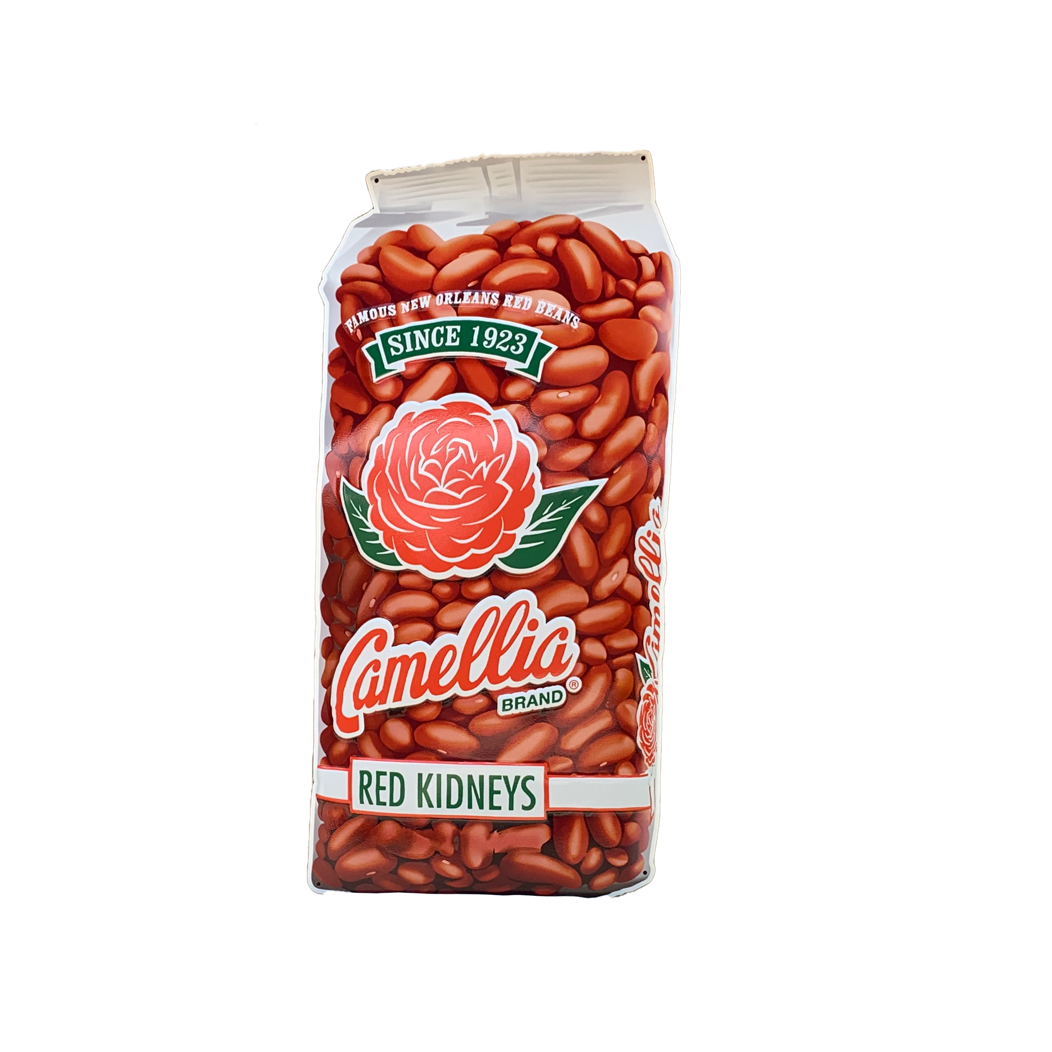 Red Kidney Bean Tin Tacker Sign – Camellia Brand Beans